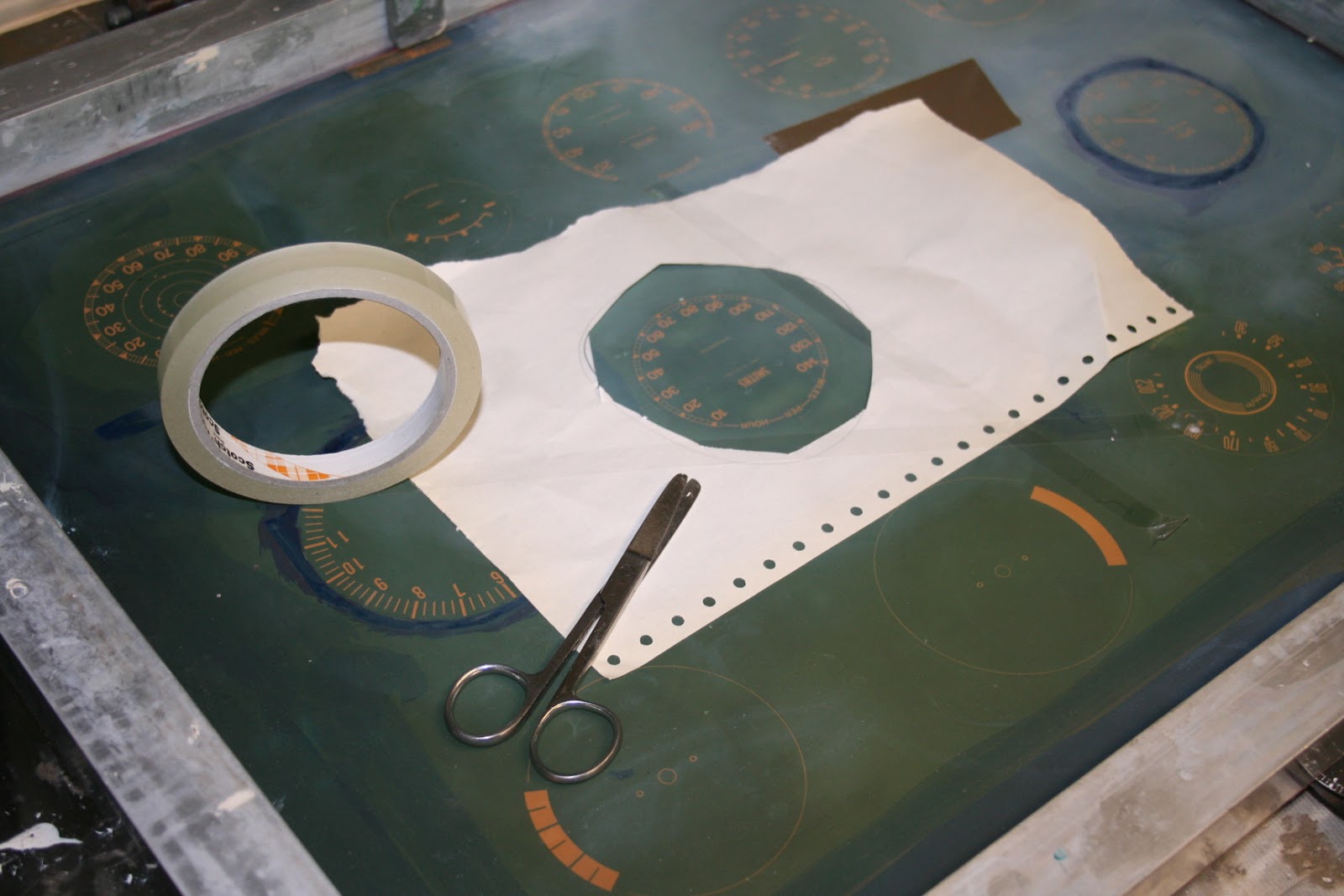 The Velobanjogent: Screen printing motorcycle speedometer dial faces ...