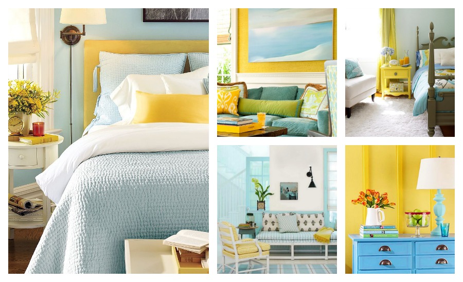 Paleta de Colores de Hoy - Amarillo y Azul