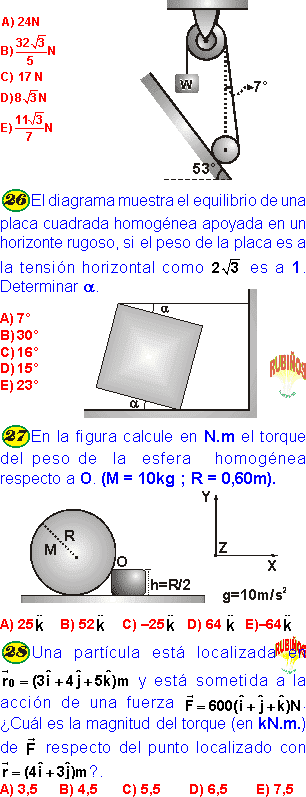 MOMENTO DE UNA FUERZA-TORQUE EJERCICIOS Y PROBLEMAS PARA RESOLVER CON ...