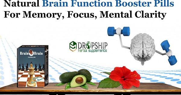 Natural Brain Function Booster Pills for cc, Focus, Mental Clarity