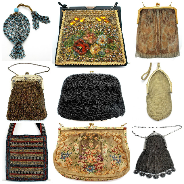 The Jewelry Lady's Store: Vintage And Antique Purses Hand Bags