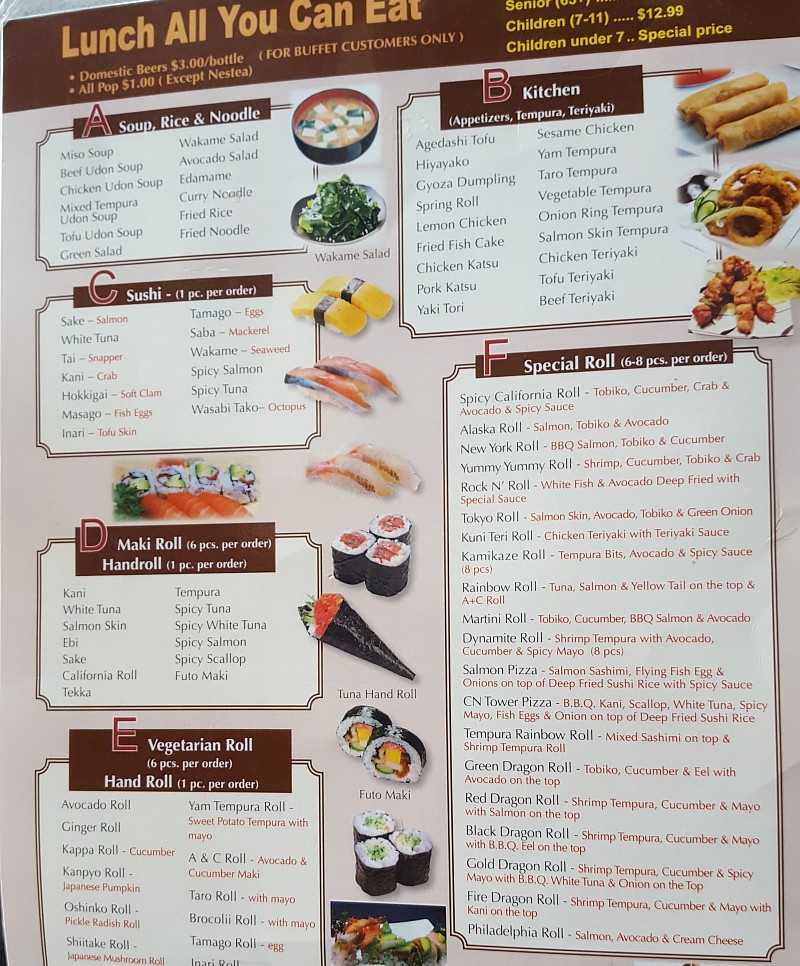 Toronto and area All You Can Eat (AYCE) Reviews: Kuni Sushi Ya (Japanese)