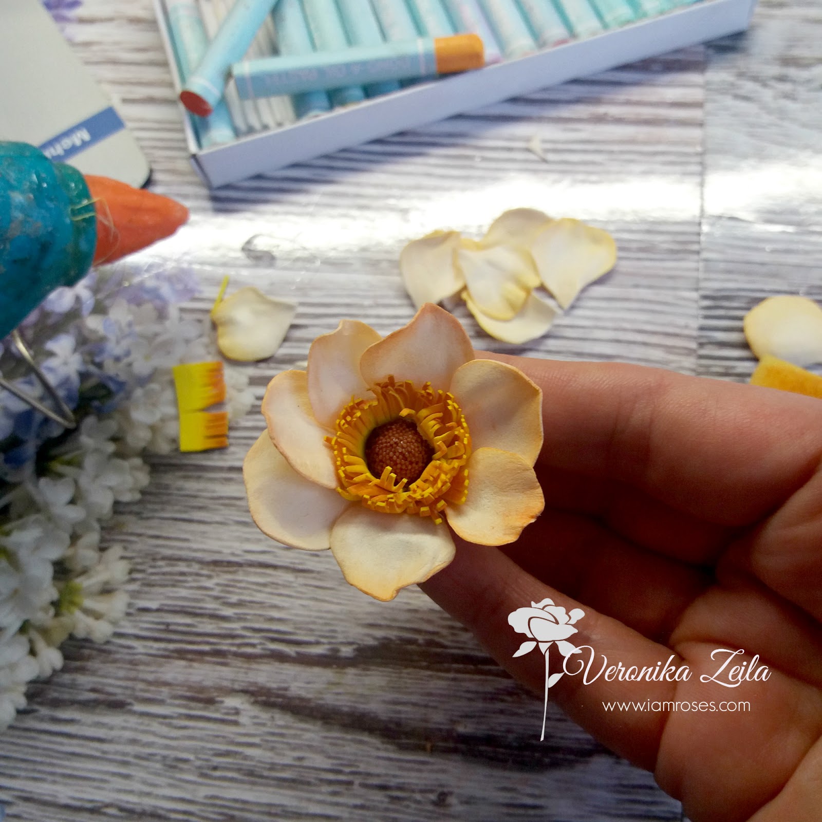 I Am Roses Challenge Blog: Foam Flowers Tutorial