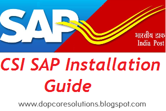 CSI SAP Step by Step Installation Guide | DOP Core Solutions