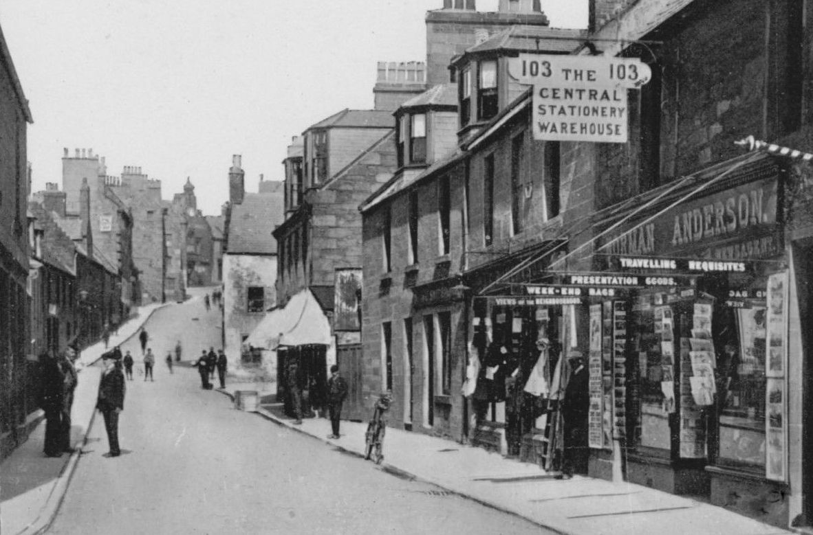 Tour Scotland: Old Photograph Norman Anderson Stationery Shop Brechin ...