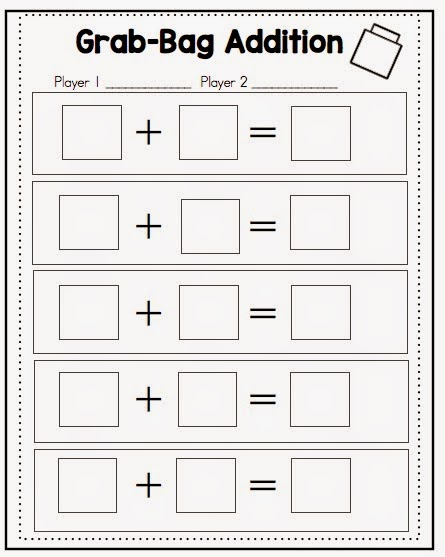 Joyful Learning In KC: Grab-Bag Addition