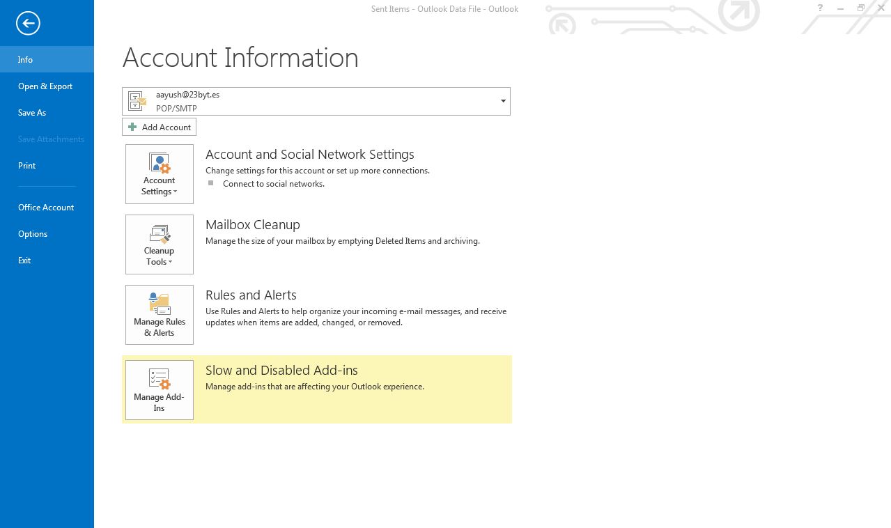 Create password on your Microsoft Office Outlook 2007, 2010, 2013 or ...