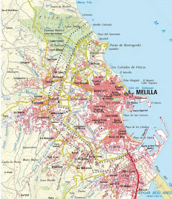 Fotografías de MELILLA: Mapa de Melilla