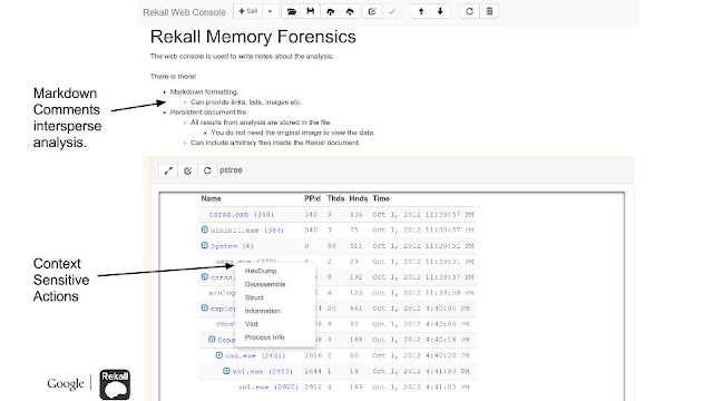 Rekall - Rekall Memory Forensic Framework