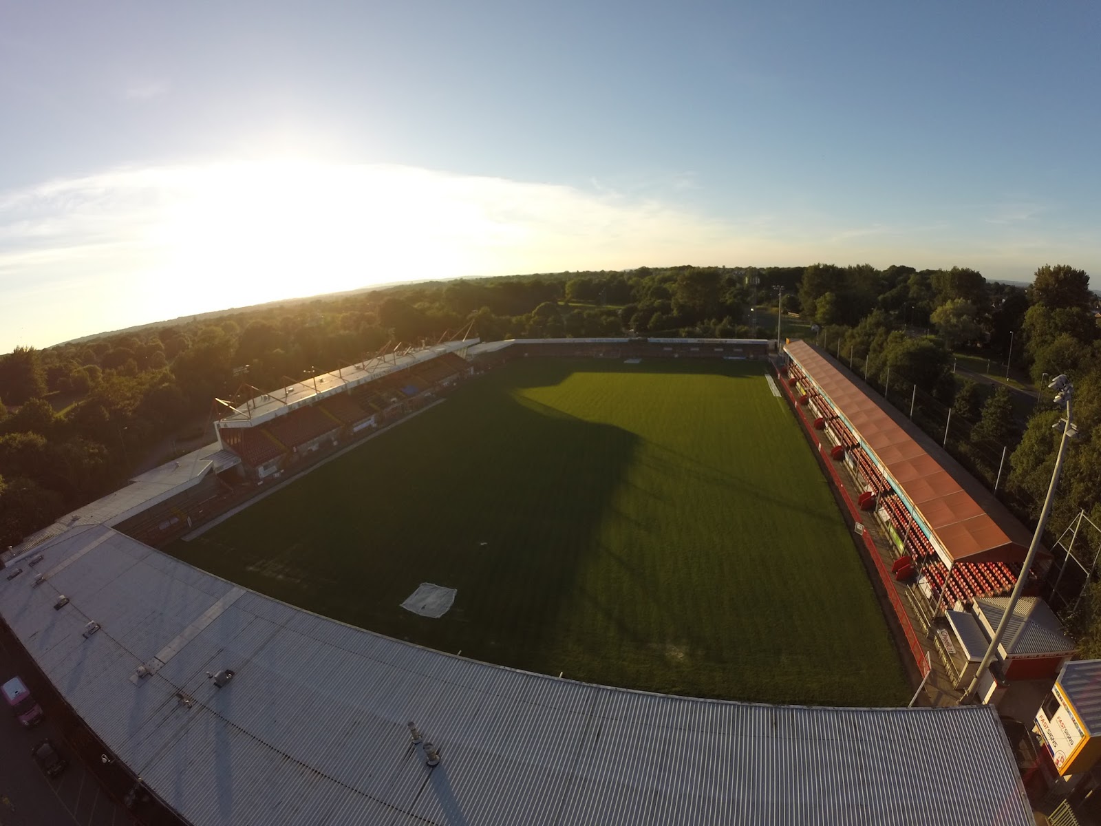 Aerial Britain: FOURTEEN PICTURES: Broadfield Stadium, Crawley Town FC ...