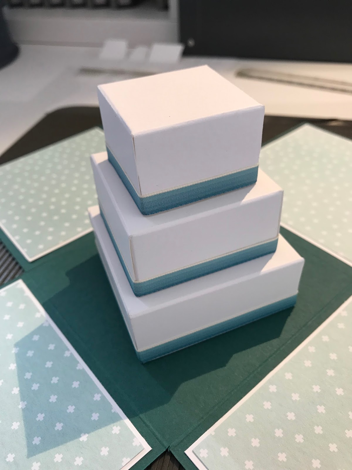 Tutorial for Explosion Box with 3D Celebration Cake