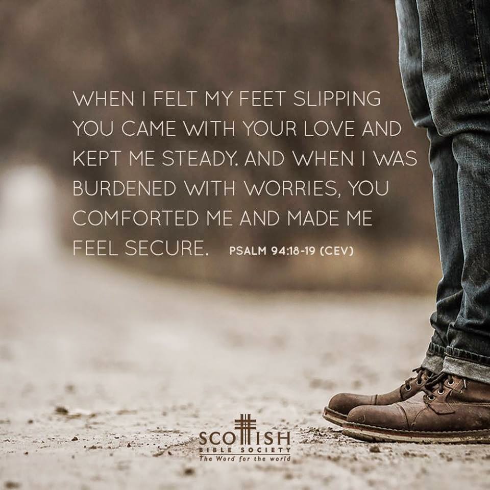 GOD, YOU COMFORT ME (PSALM 94:18-19
