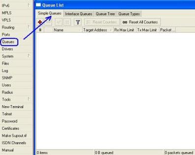 Cara Mudah Mengatur Bandwith di Mikrotik menggunakan Metode Simple ...