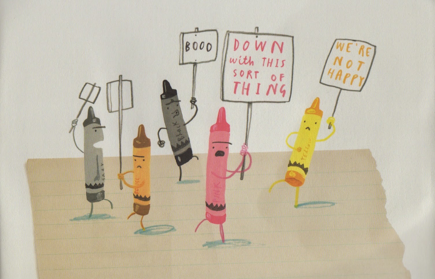 The Little Crooked Cottage : MR. PIG LIVE. . . (sort of) with THE CRAYONS!