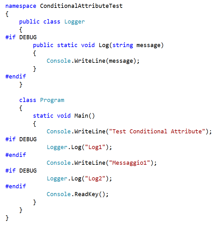 Andrea Angella, Software is my passion.: Conditional Attribute in C#