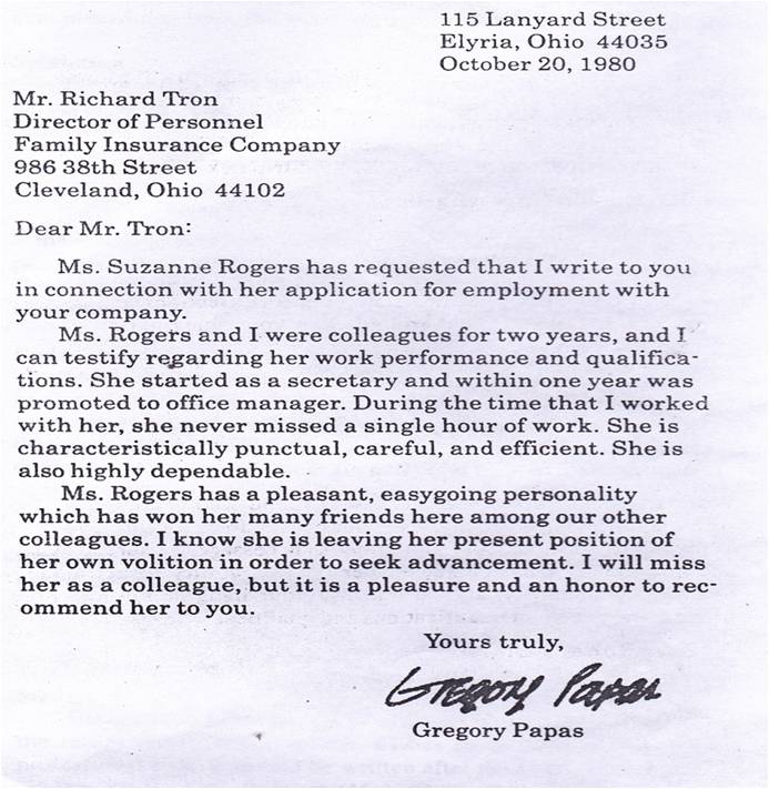 Business Letters – Ryan Tama