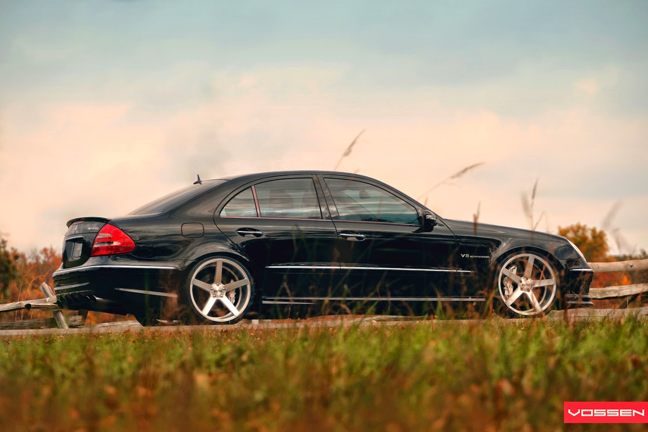 2006 Mercedes-Benz E55 AMG W211 on Vossen wheels | BENZTUNING