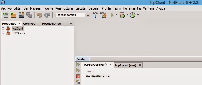 TCP Cliente-Servidor SENCILLO en JAVA ( NetBeans ) ~ Programadortico.com