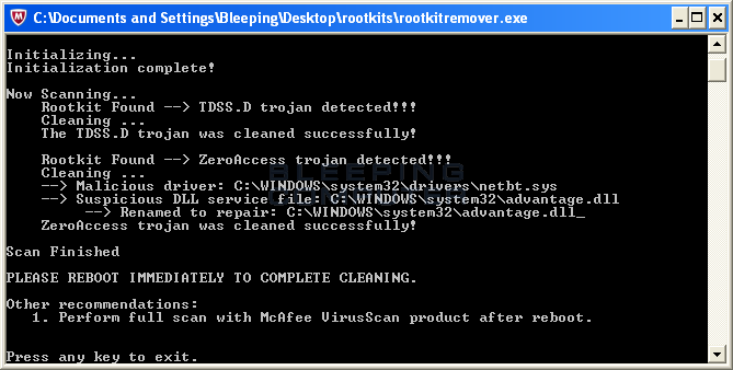 Sharewar und Freeware: Erkennt und entfernt Rootkits von Ihrem Computer