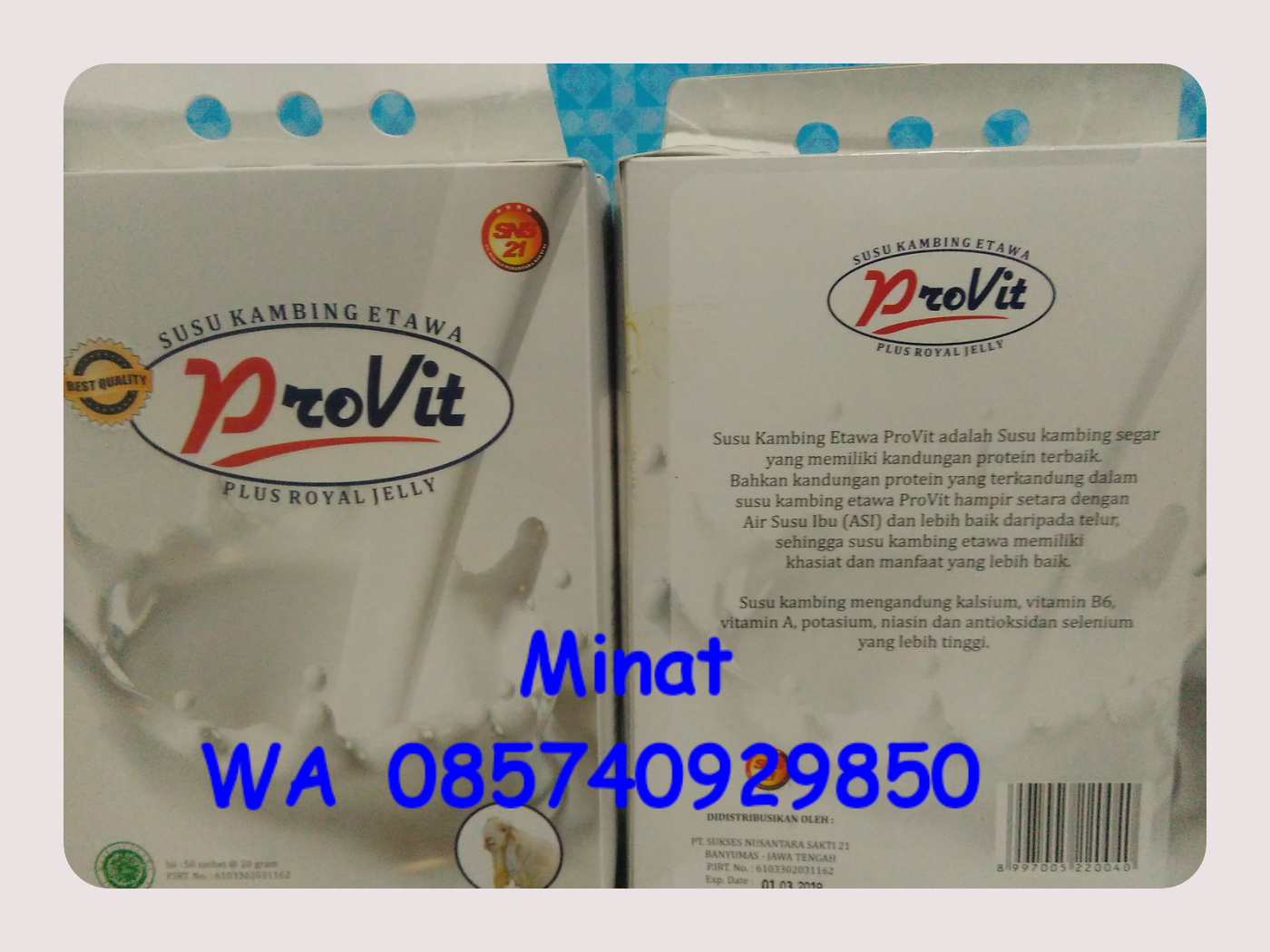 AGEN RESMI SUSU KAMBING ETAWA PROVIT : SUSU ETAWA PROVIT PEKALONGAN