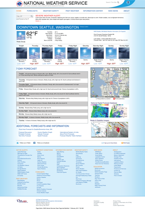 The Weather Centre: National Weather Service to Roll Out New Homepage ...