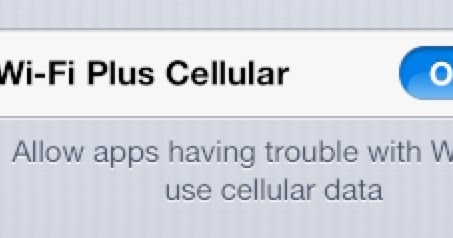 Macing: iOS 6 beta 4 終於加入「Wi-Fi Plus Cellular」選項