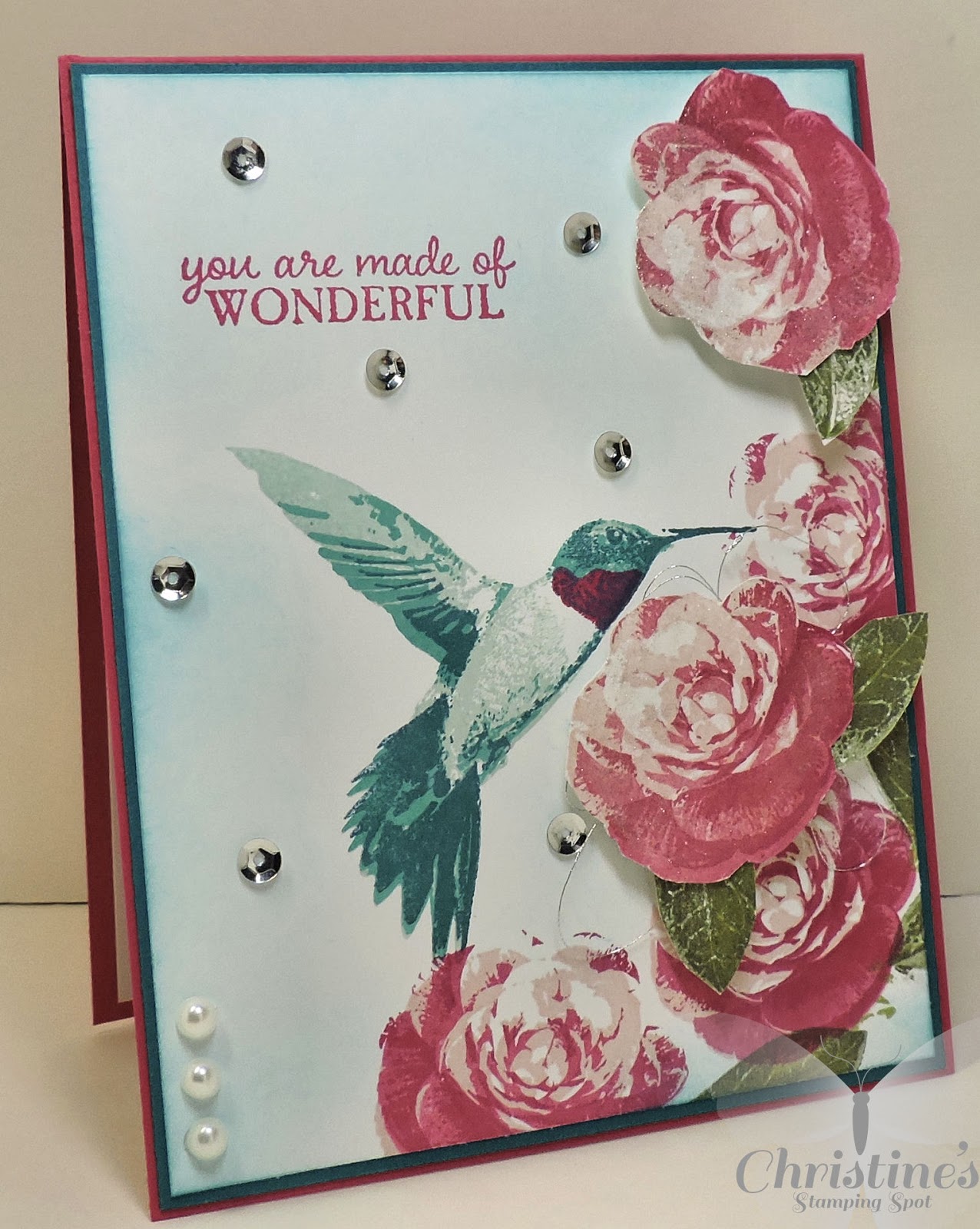 Christine's Stamping Spot: Video Tutorial - Two Step Stamping Using ...