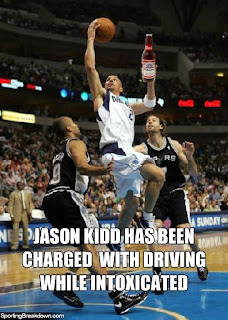 memesNBA: "Meme warfare" - Jason Kidd- All time great or All time drunk?