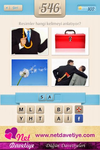 Resimli Kelime Bulmaca Cevapları: 3 Harfli Cevaplar