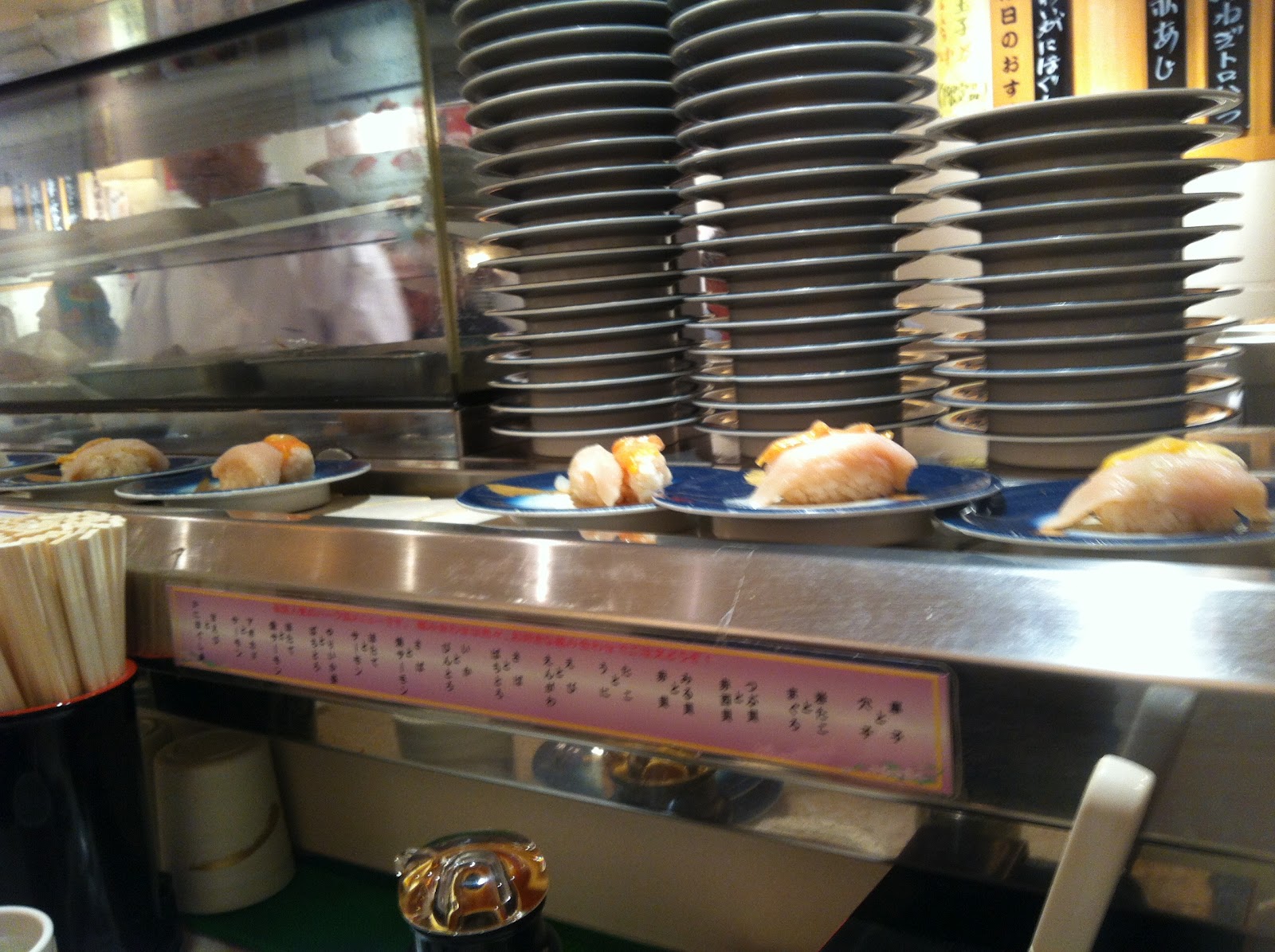 旅行日記: fladdermus-sushi på rullband