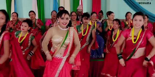 Superhit Teej Song || Nachau Chham Chham || Manju Uapasana & Khem Karki ...