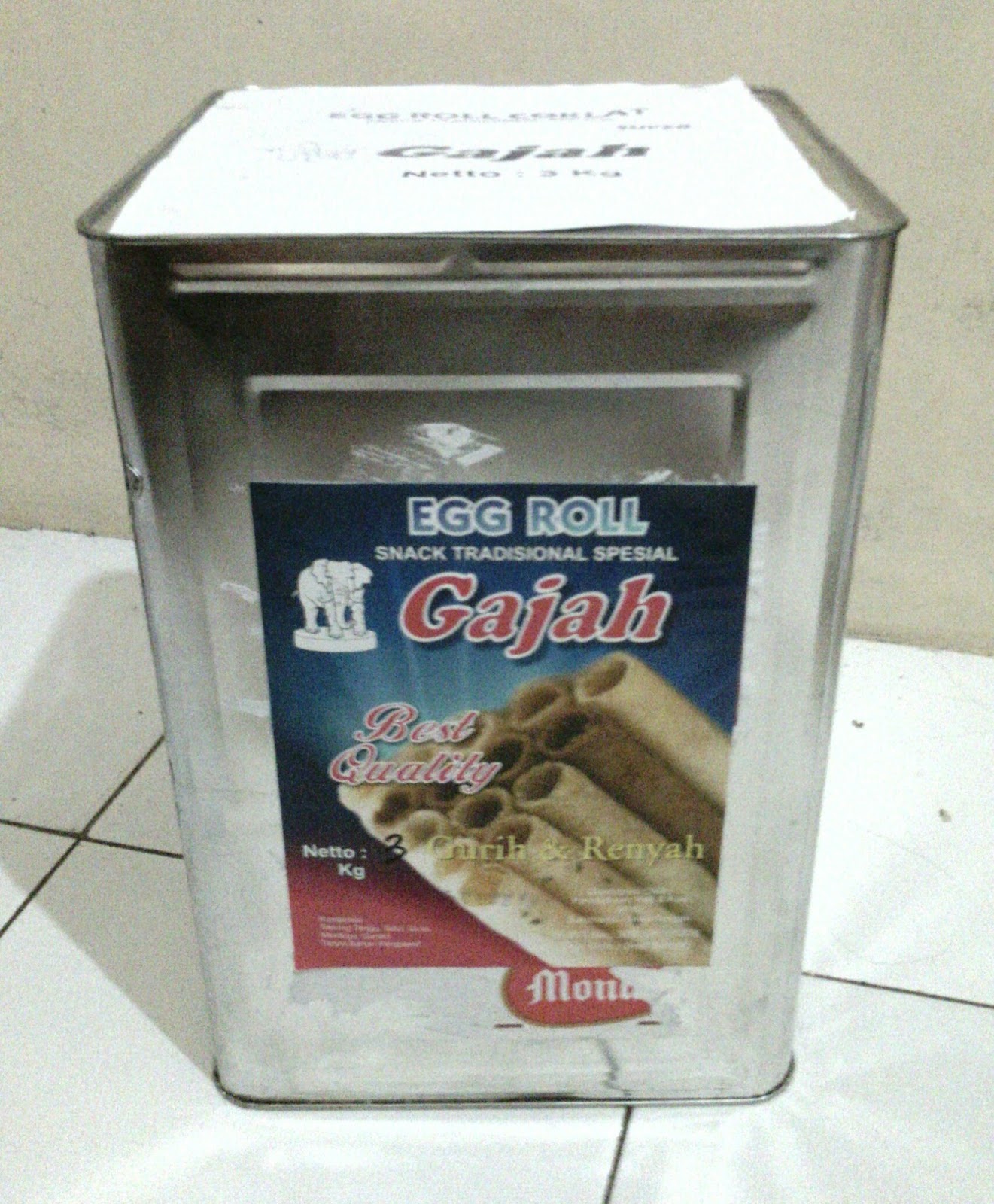 Produk Kemasan Kaleng yang menjamin kualitas produk | Roti Semprong