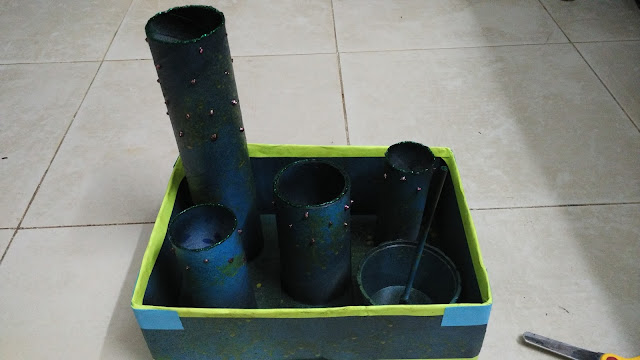 DIY best-out-waste Storage Box