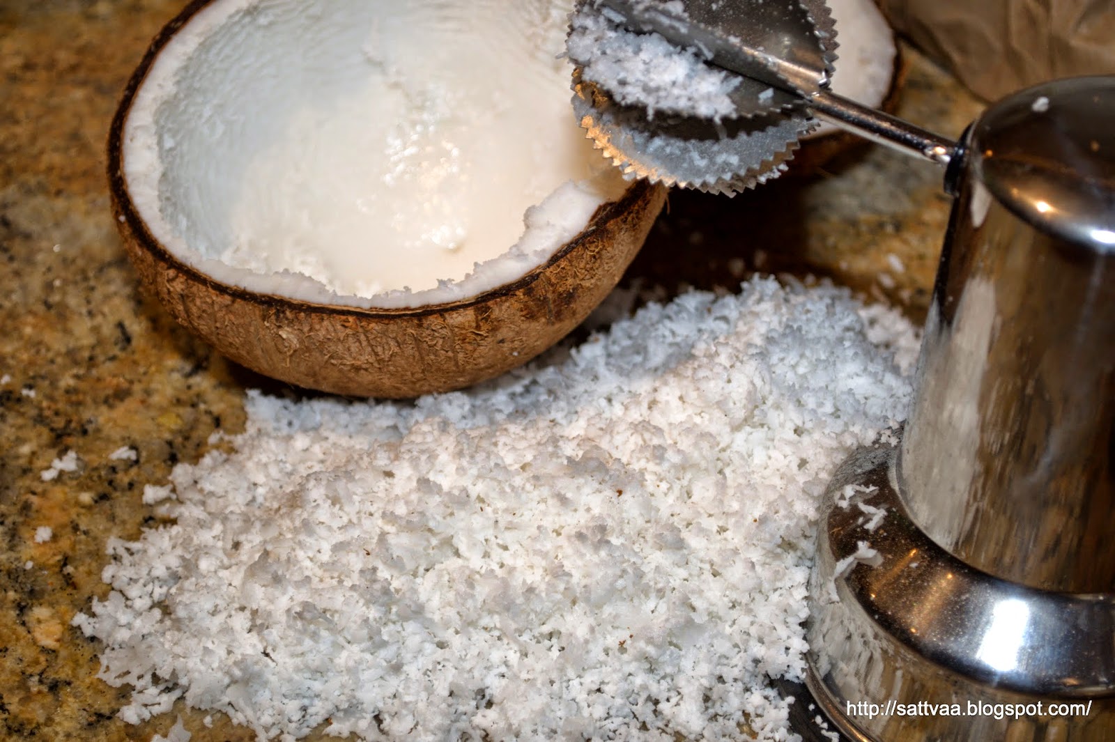 Sattvaa: Kobbari Mithai (Coconut Burfi) - Simple, Succulent and fit for ...