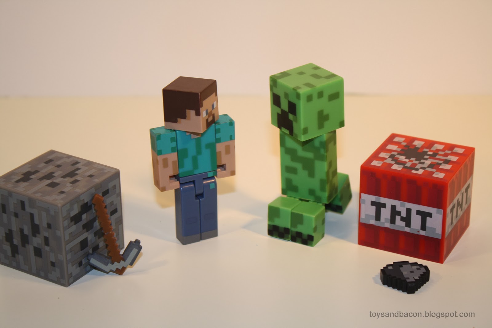 Toys and Bacon: Minecraft Action Figures - A review...?