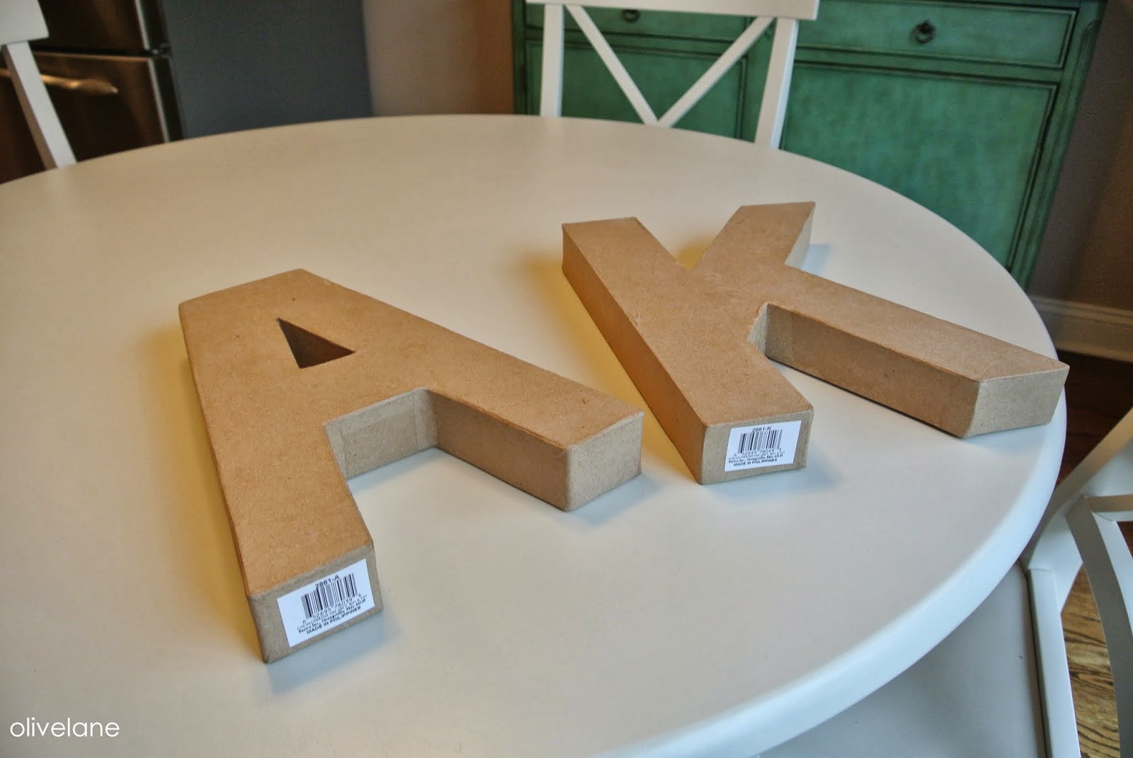 Olive Lane: DIY : Decorative Letters