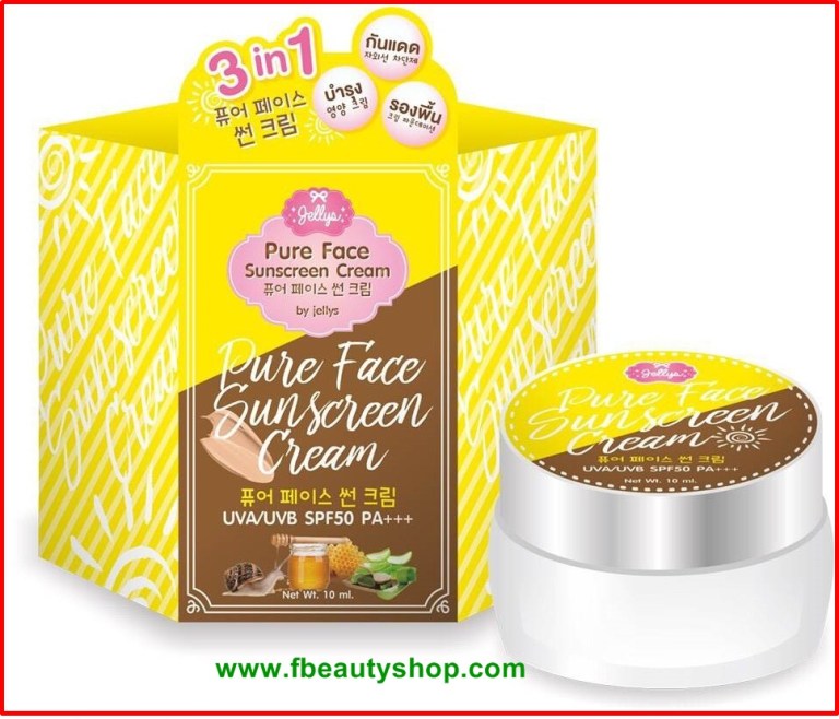 Pure Face Sunscreen By Jellys Cream BPOM - WA 085727226215