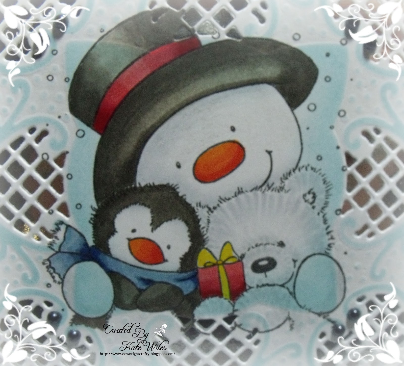 Downrightcrafty: Snowman Hugs by Wild Rose Studio's