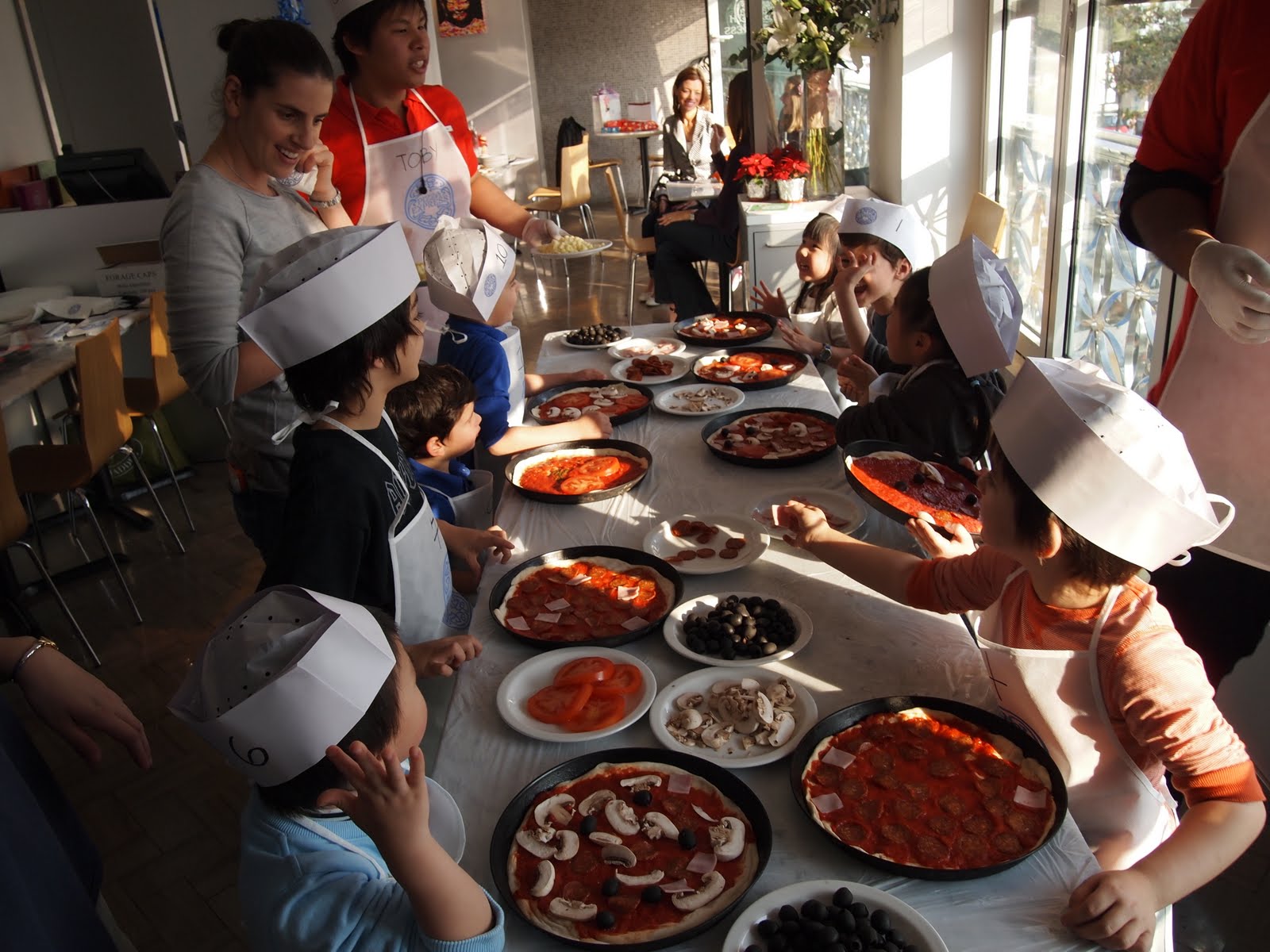 Baby Eva's Life Journal: Pizza Express Pizza Making Party