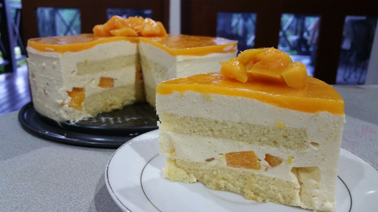 Jess-KITCHEN-Lab: Mango Mousse Cake