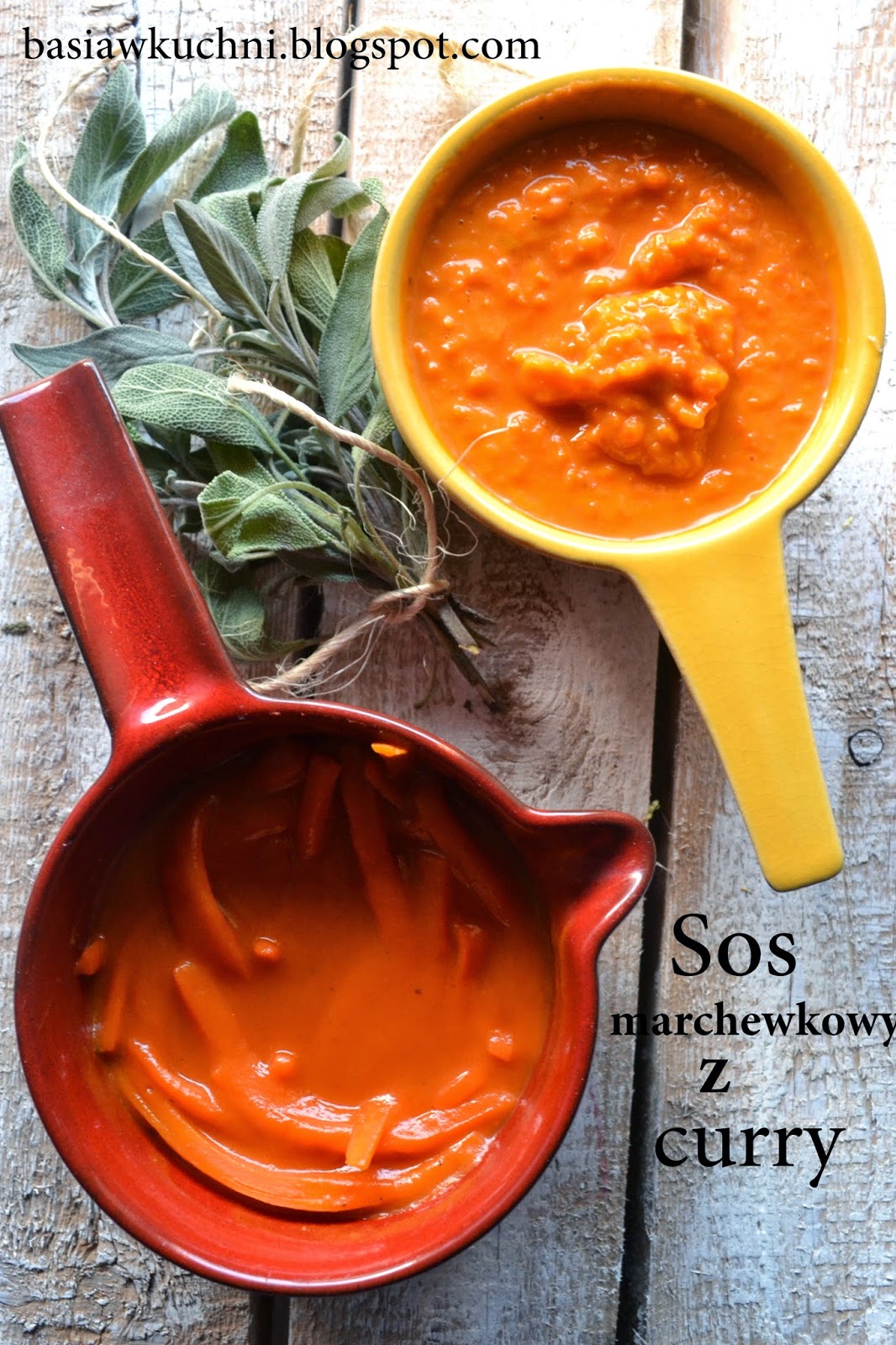 Basia w kuchni: Sos marchewkowy z curry pełen aromatu pomarańczy ...