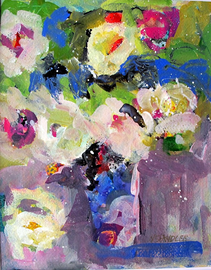 Nancy Standlee Fine Art: Once Upon a Time 12010, acrylic painting by ...