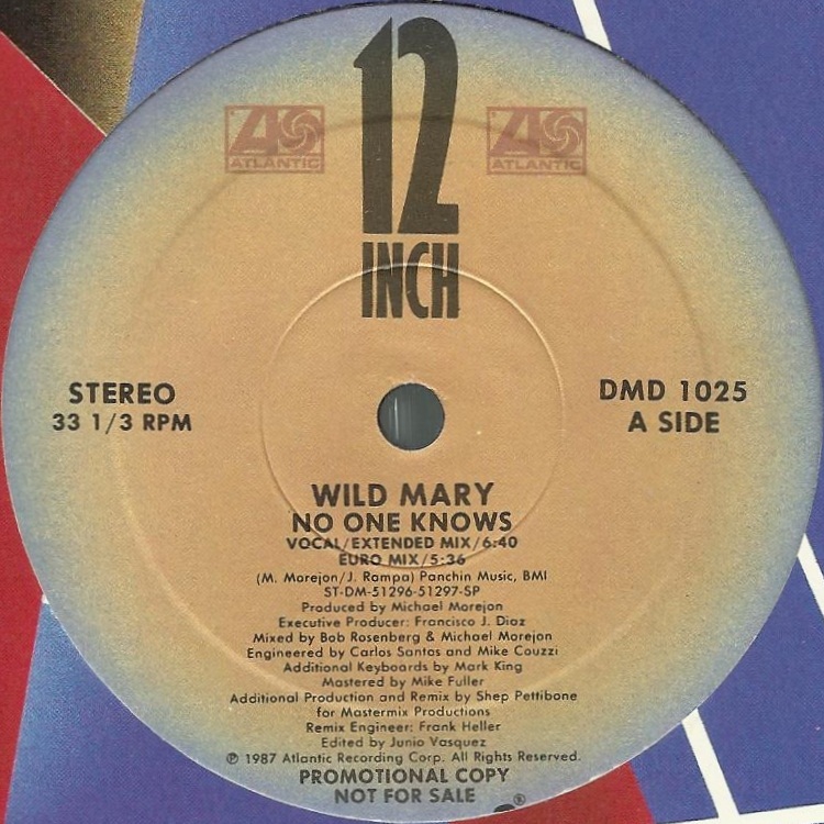 JUAKO L FREESTYLETOWN: Wild Mary - No One Knows (1987)