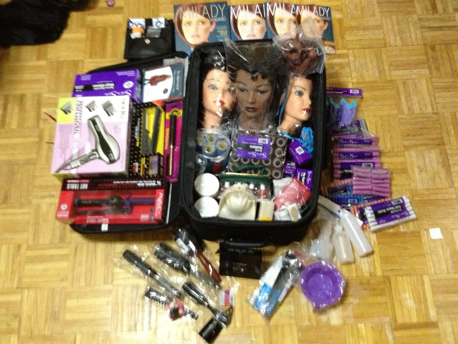 Foxy Nine Beauty: My First Day of Cosmetology School