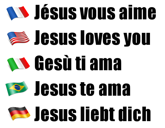 Jesus Salva De Graça Jesus Te Ama Em VÁrios Idiomas E Linguas Videos