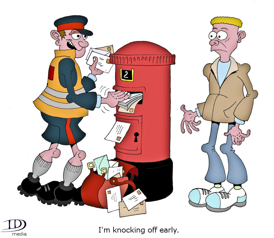 The Great Doodle Project: Lazy Postie