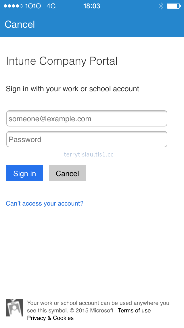 Terry L@u's blog: Mobile Device Management for Office 365 - Part 3
