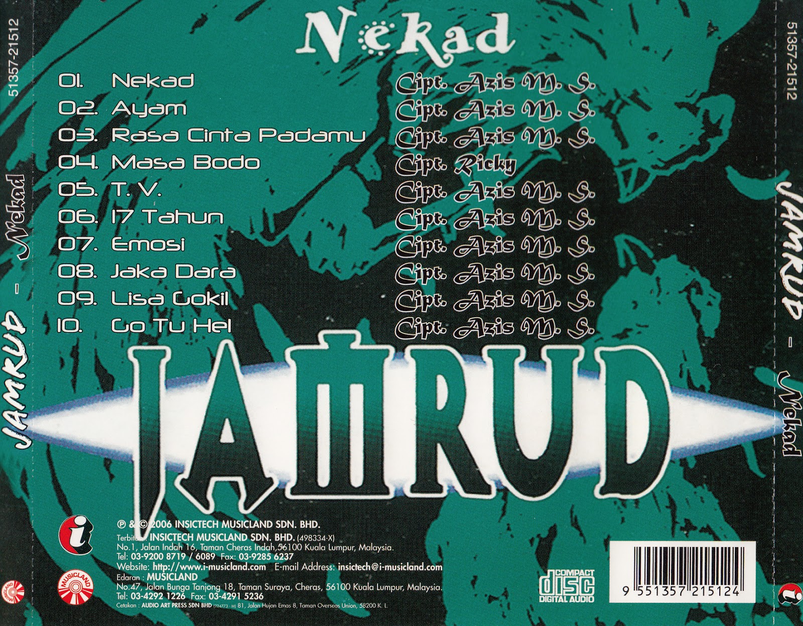 Rock Indonesia: Jamrud - Nekad (1995)