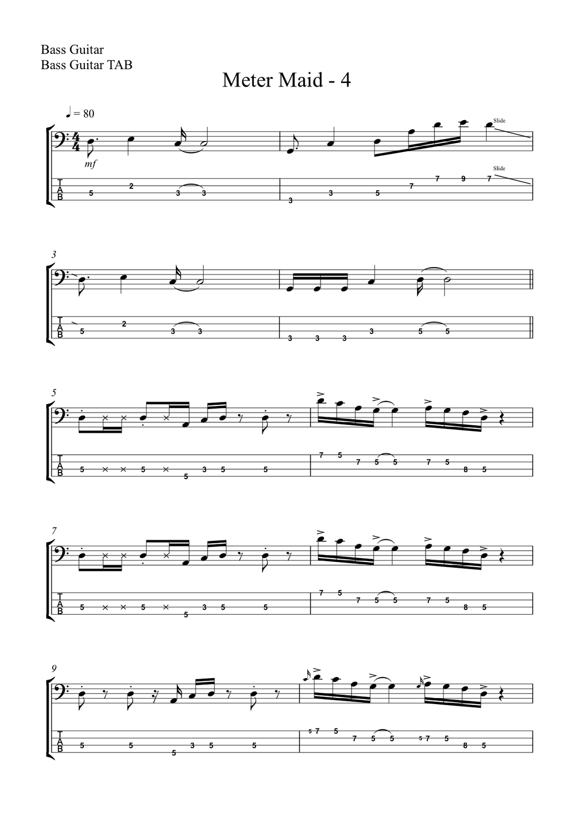 Music College TV: Meter Maid