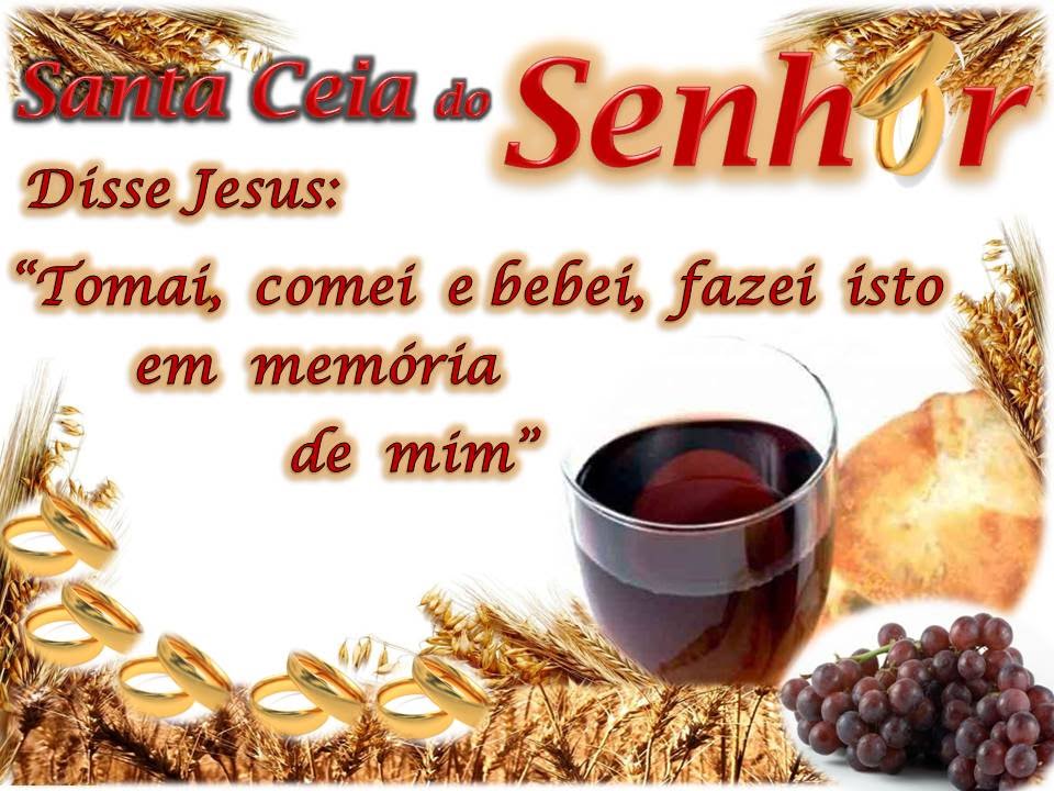 "É HORA DE DESPERTAR": SANTA CEIA DO SENHOR - EXAMINANDO A MIM MESMO